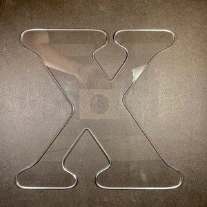 Jumbo Letter Acrylic Router Template - Etsy