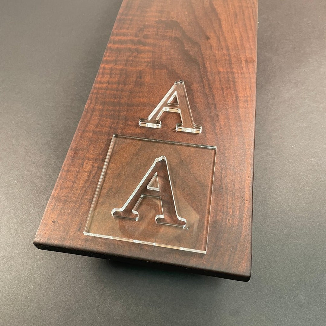 Small Letter Templates A-Z Acrylic Router Template - Etsy