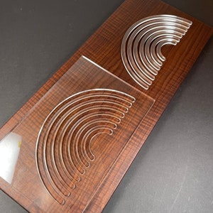 Rainbow Acrylic Router Template - Etsy
