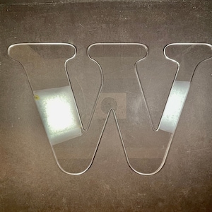 Jumbo Letter Acrylic Router Template - Etsy