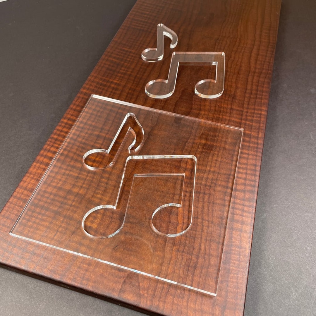 Music Notes Acrylic Router Template - Etsy