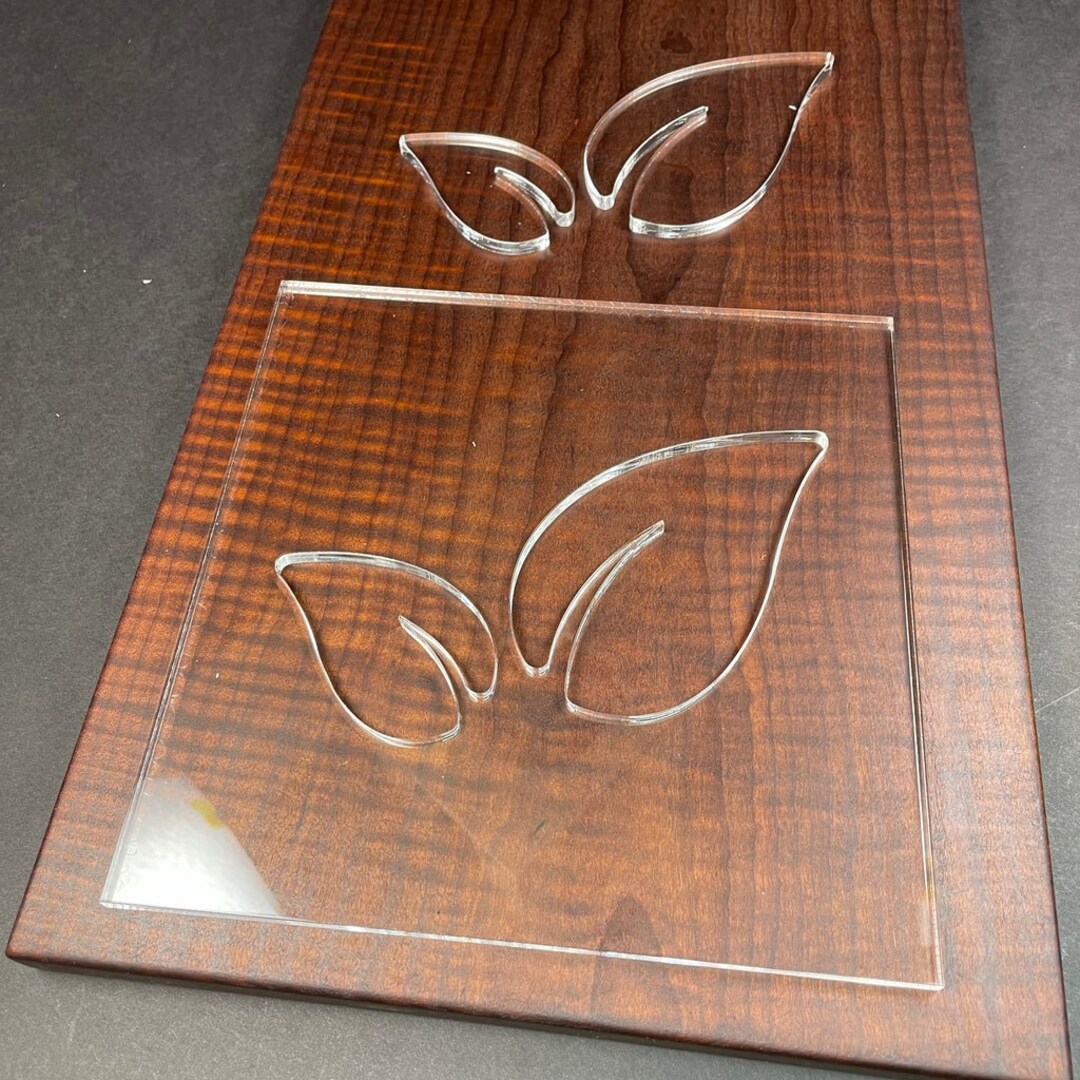 2 Leaves Acrylic Router Template - Etsy