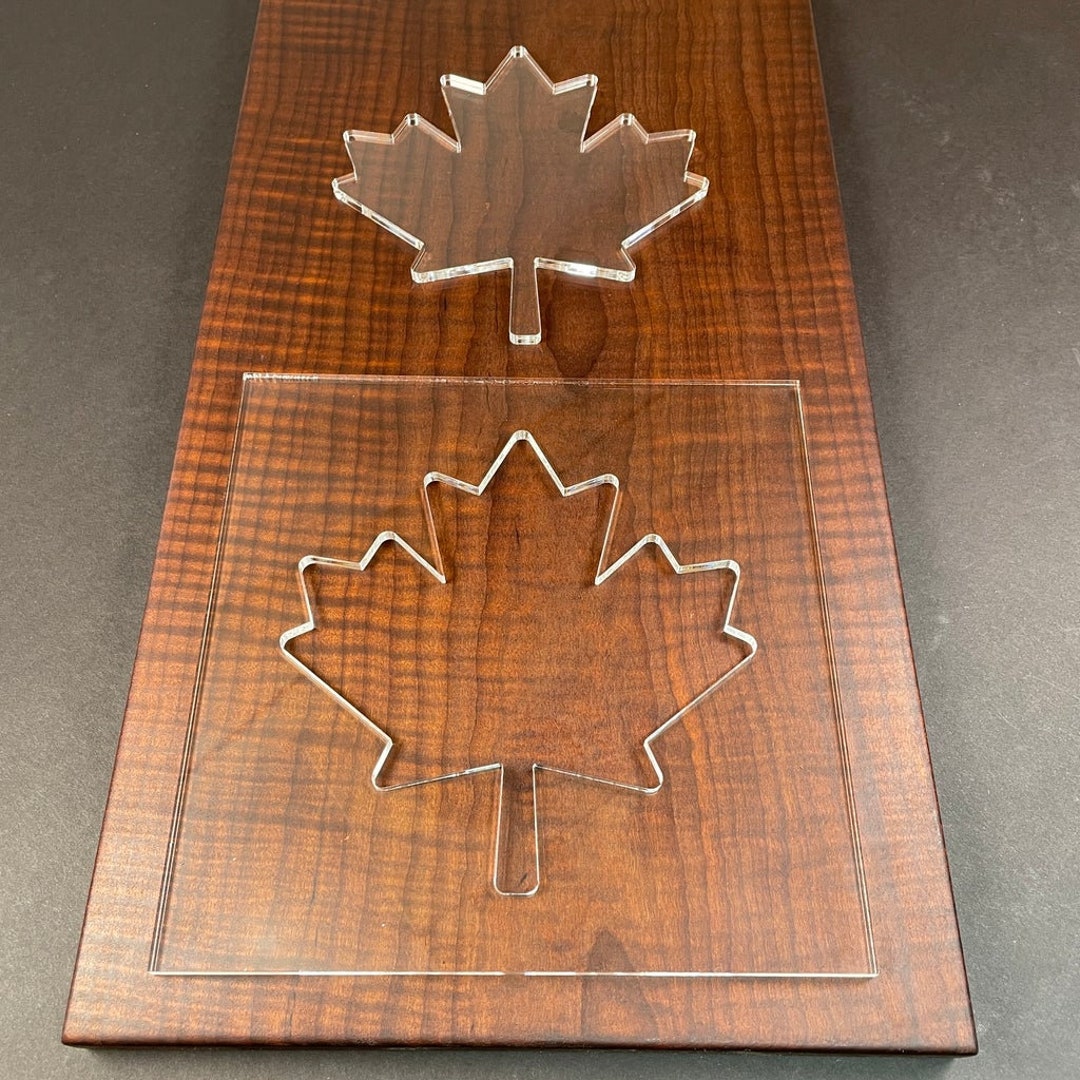 Maple Leaf Acrylic Router Template - Etsy