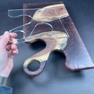 Corner Charcuterie Board Handle Acrylic Router Template - Etsy