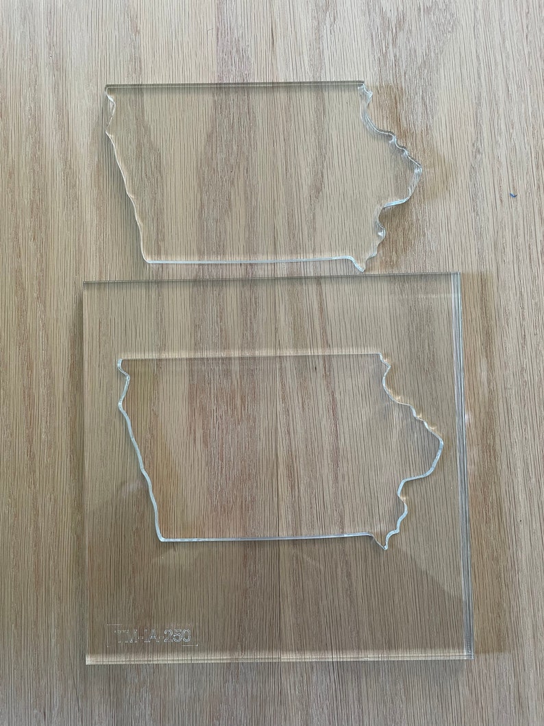 Iowa Acrylic Router Template - Etsy
