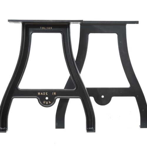 Set of 2 Cast Aluminum Table Legs - Etsy