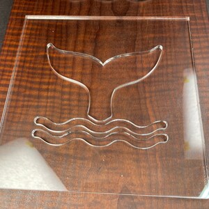 Whale Tail Acrylic Router Template - Etsy