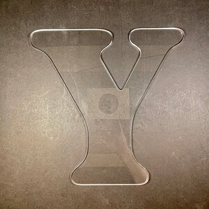 Jumbo Letter Acrylic Router Template - Etsy