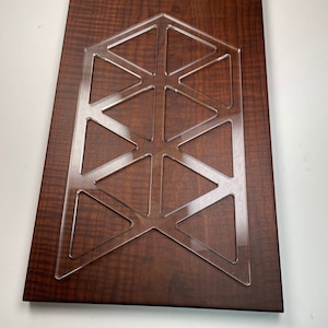Triangle Acrylic Router Template - Etsy
