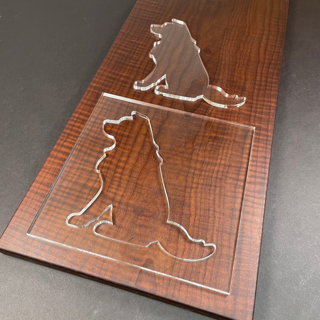 Sitting Dog Acrylic Router Template - Etsy