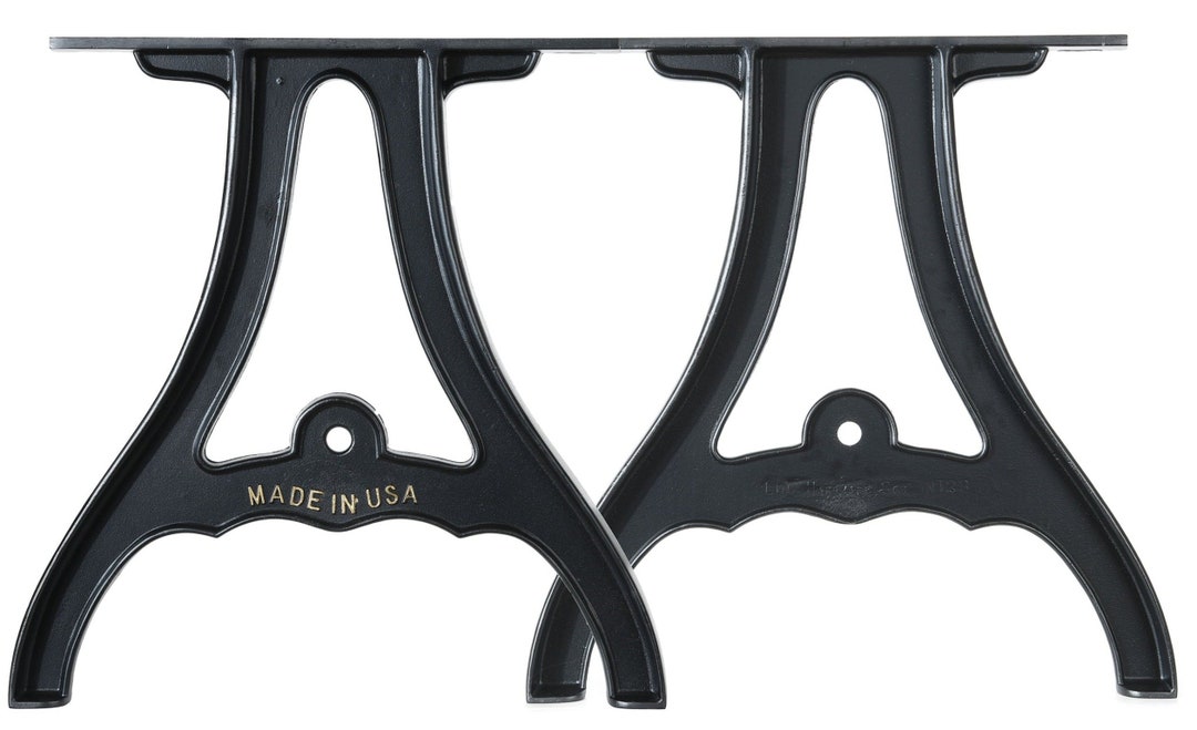Set of (2) Cast Aluminum Table Legs (sutton) - Etsy