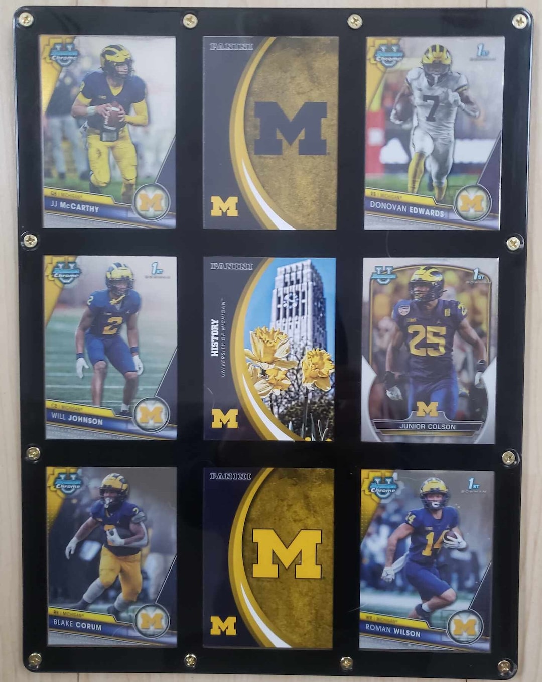 Framed Michigan Wolverines Michigan National Champions, JJ Mccarthy ...