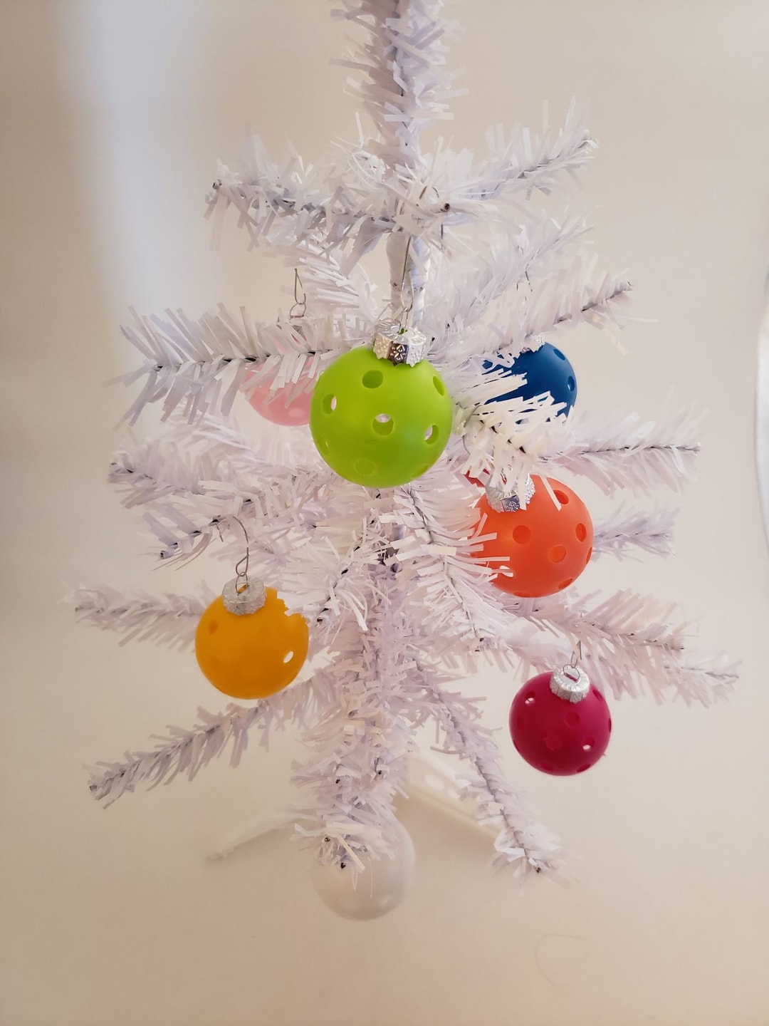 Pickleball Christmas Tree Pickleball Ornaments Pickleball Lights ...