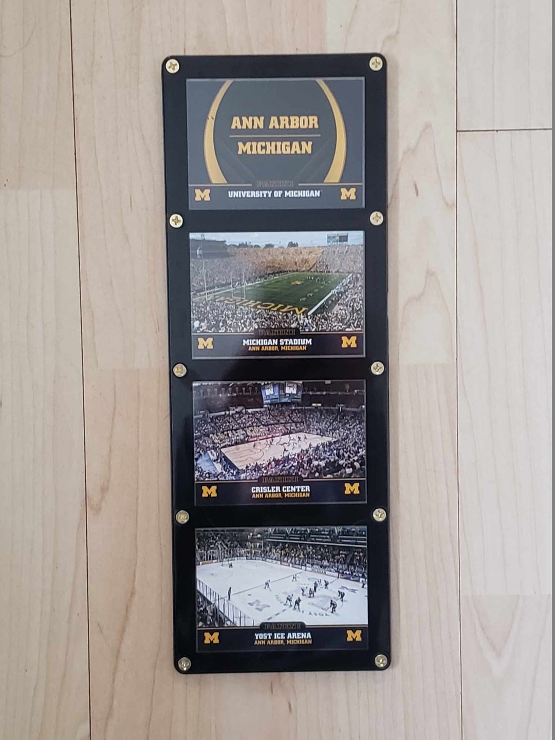 Michigan Wolverines National Champions Framed Cards Big House Michigan ...
