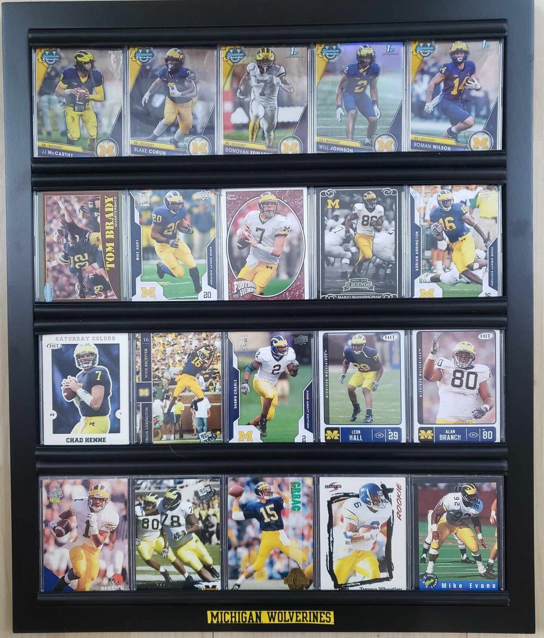 Framed Michigan Wolverines, Michigan National Champions, JJ Mccarthy ...