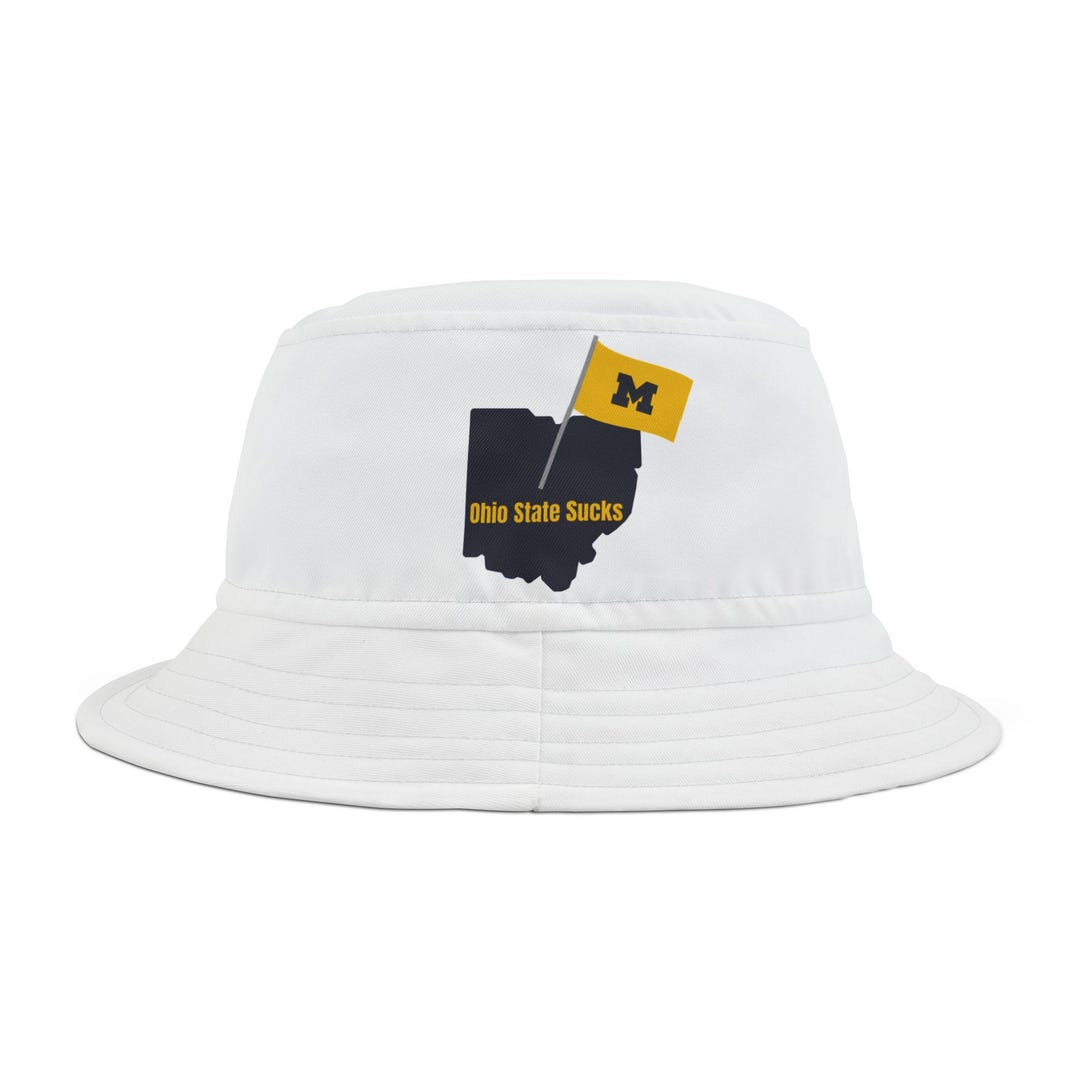 Michigan Bucket Hat, Plant the Flag Michigan Hat, Ohio State Sucks Hat ...