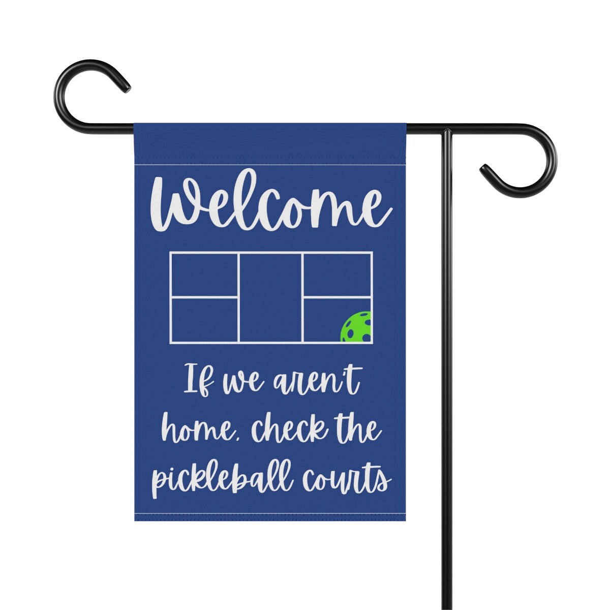 Welcome Pickleball Yard Sign Pickleball Flag Pickleball - Etsy