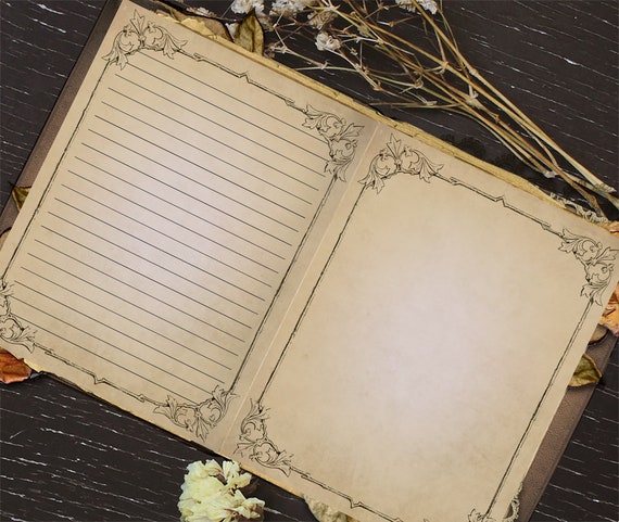 Blank Old Journal Pages