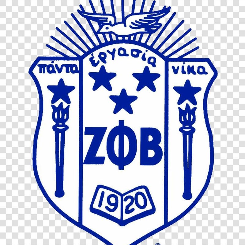 Zeta Phi Beta Shield Etsy