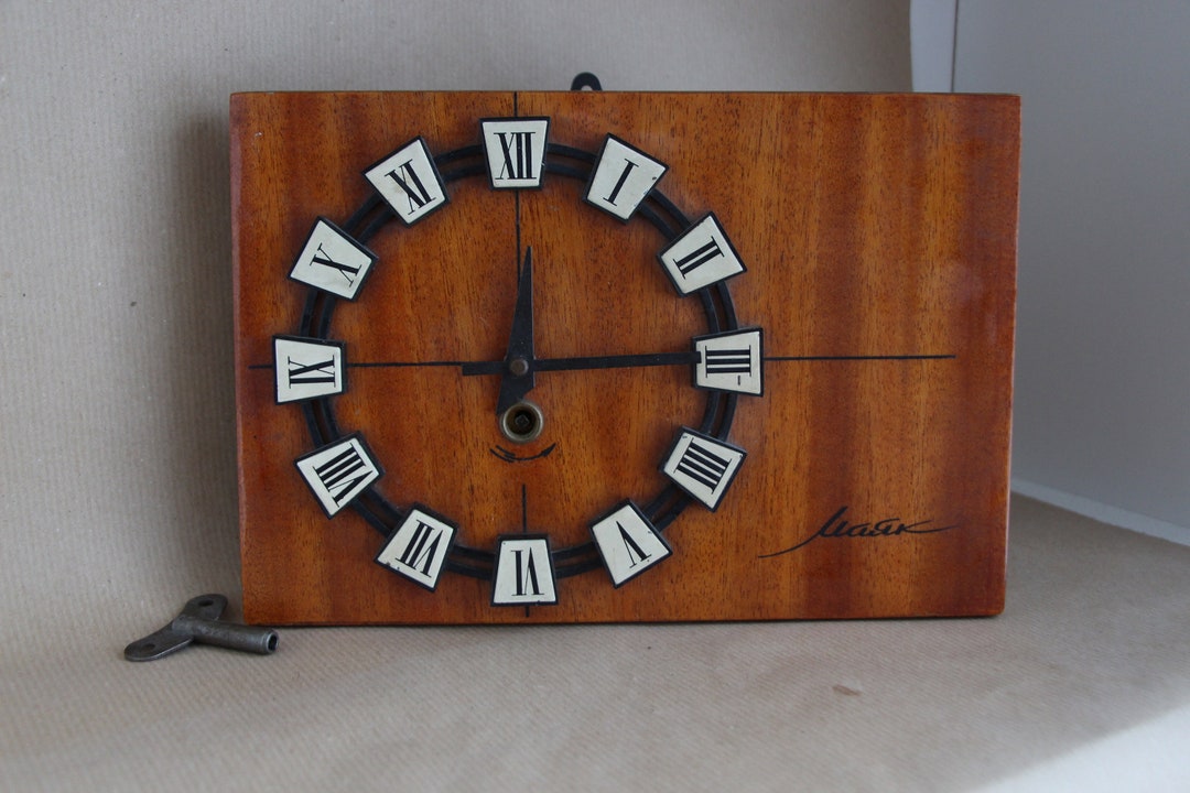 USSR Soviet Wall Mechanical Working Clock Mayak - Etsy UK