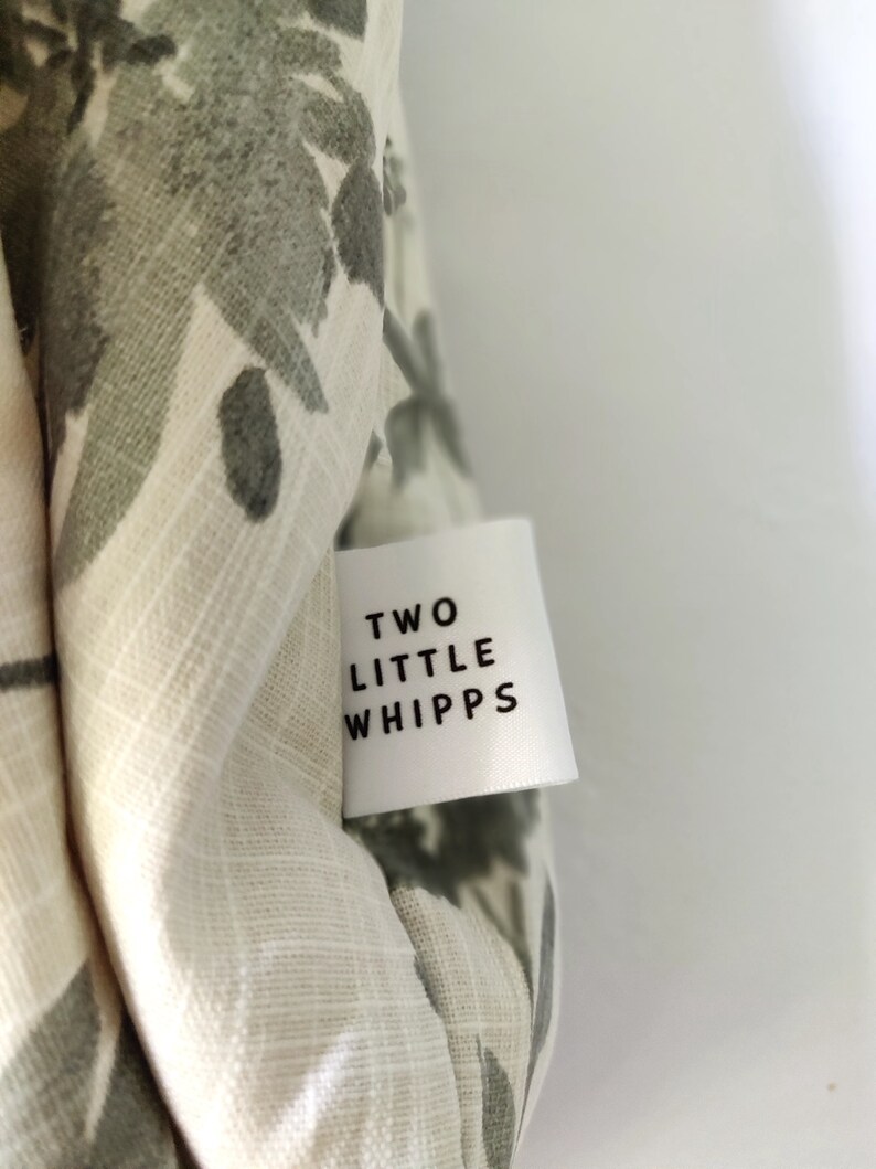 Grey Floral Snuggle Cave Dog Bed Cover // Burrow Bed Cover // Whippet ...