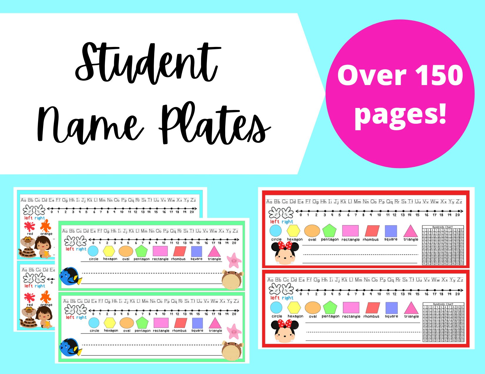 Magical Student Name Plates Name Tags - Etsy