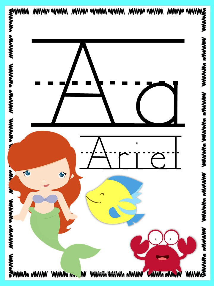 Magical Alphabet Posters - Etsy