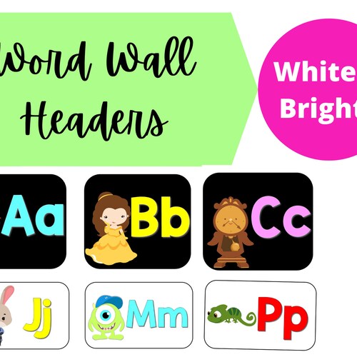 Magical Word Wall Headers Word Wall Classroom Decor - Etsy