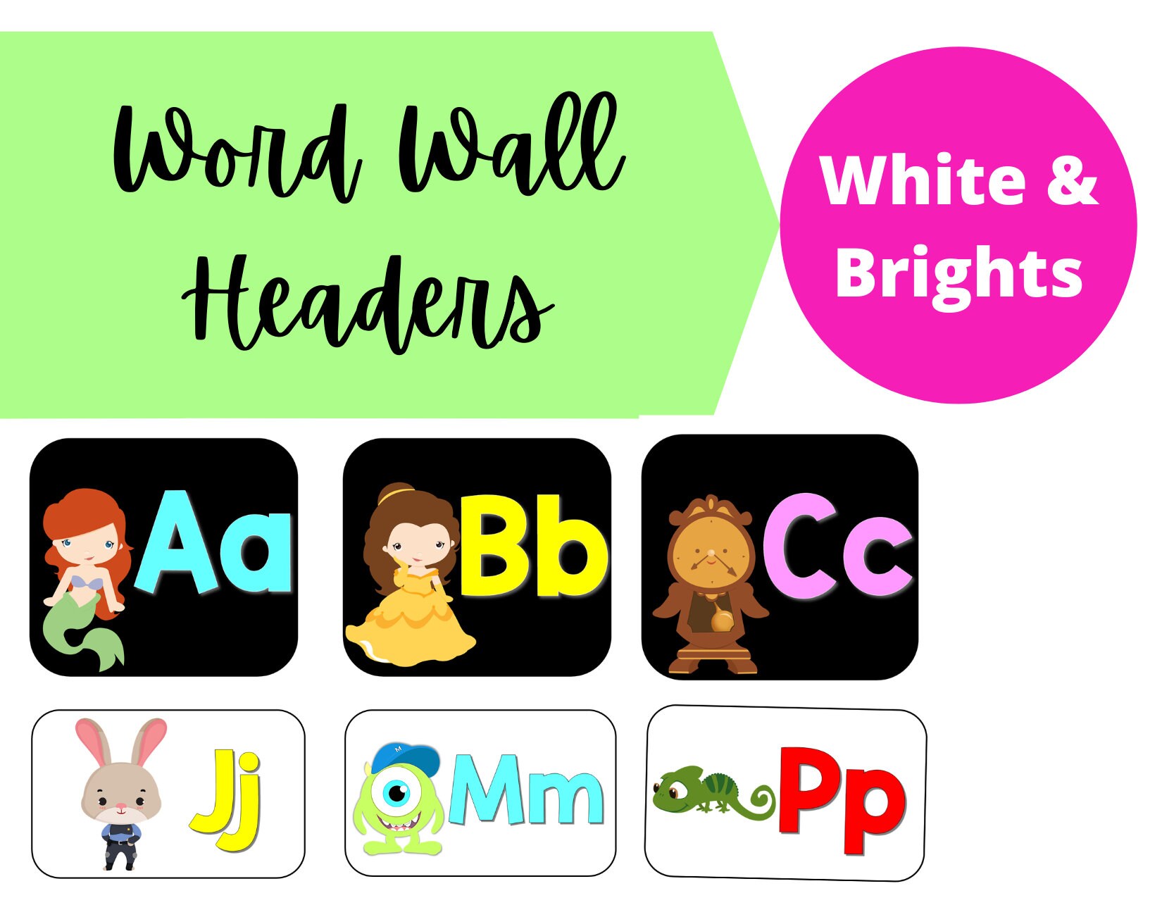 Magical Word Wall Headers Word Wall Classroom Decor - Etsy