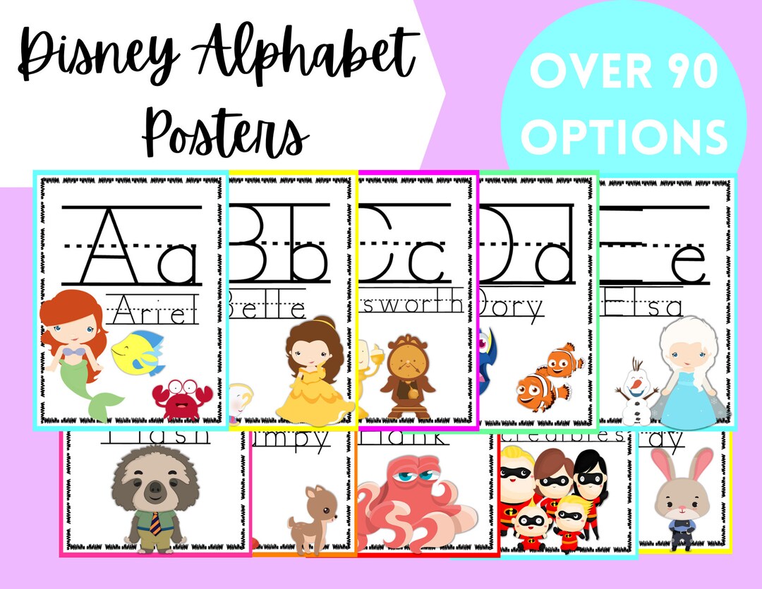 Magical Alphabet Posters - Etsy