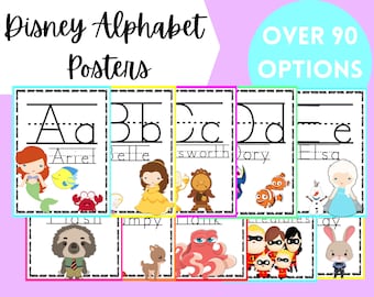 Alphabet Posters | Mickey Alphabet Posters | Minnie Alphabet Posters ...