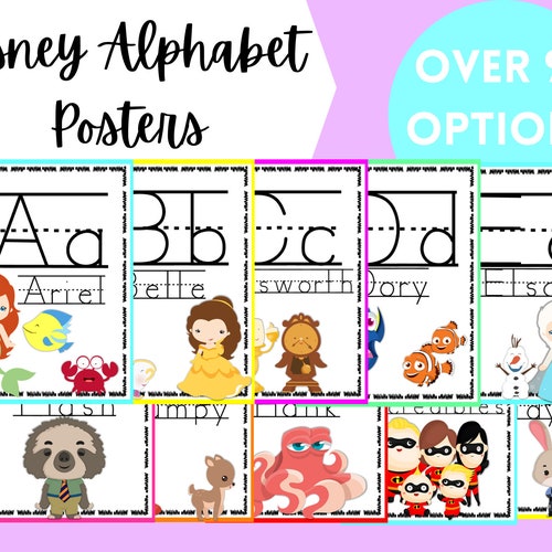 Magical Alphabet Posters | Etsy