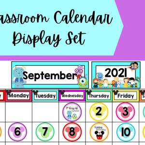 Magical Classroom Calendar - Etsy