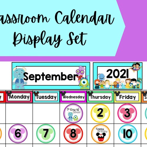 Magical Classroom Calendar - Etsy