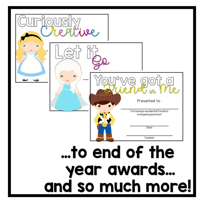 Disney Inspired Classroom Decor Bundle - Etsy