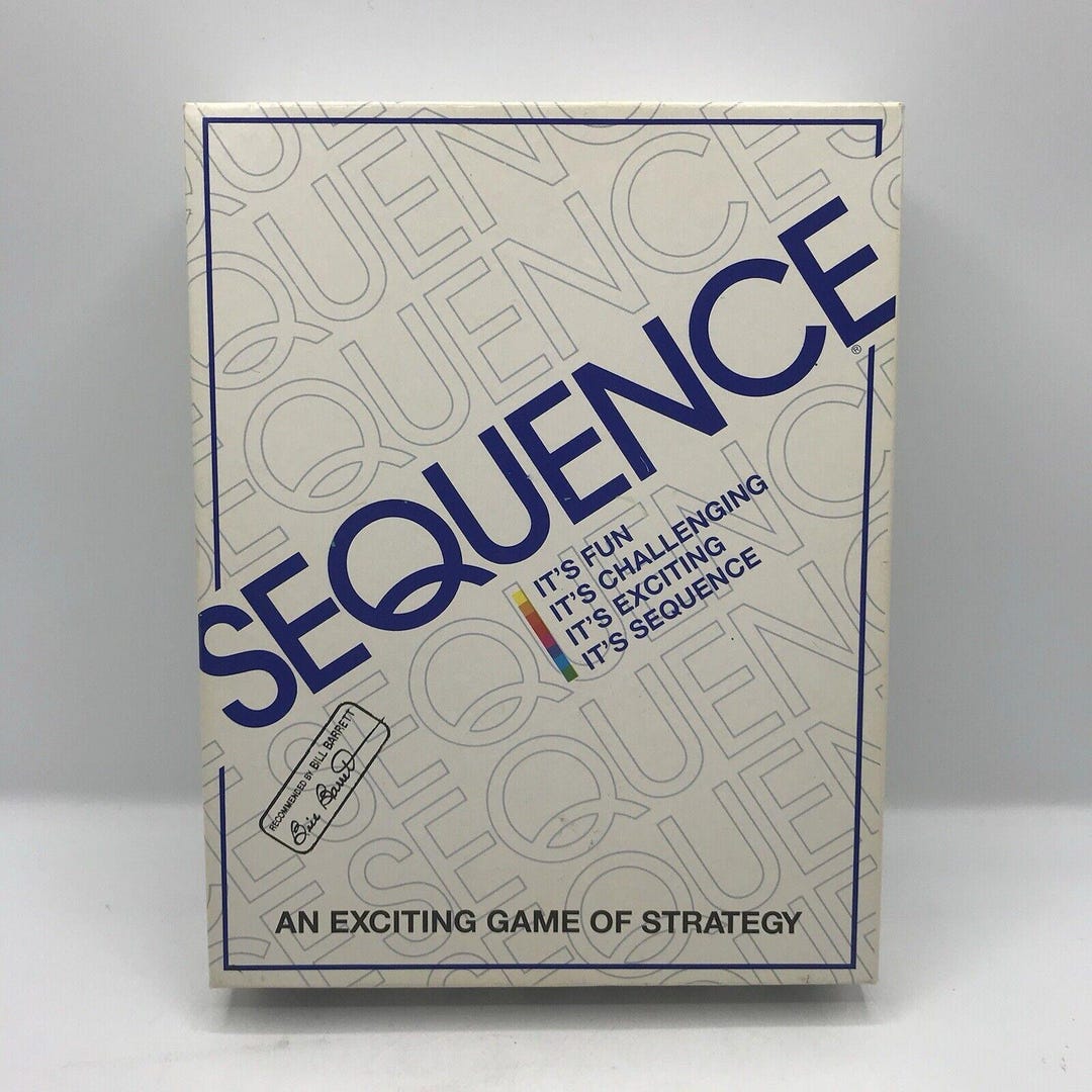 Vintage 1995 Jax Sequence Card/board Game Fully Complete Excellent Condition - Etsy