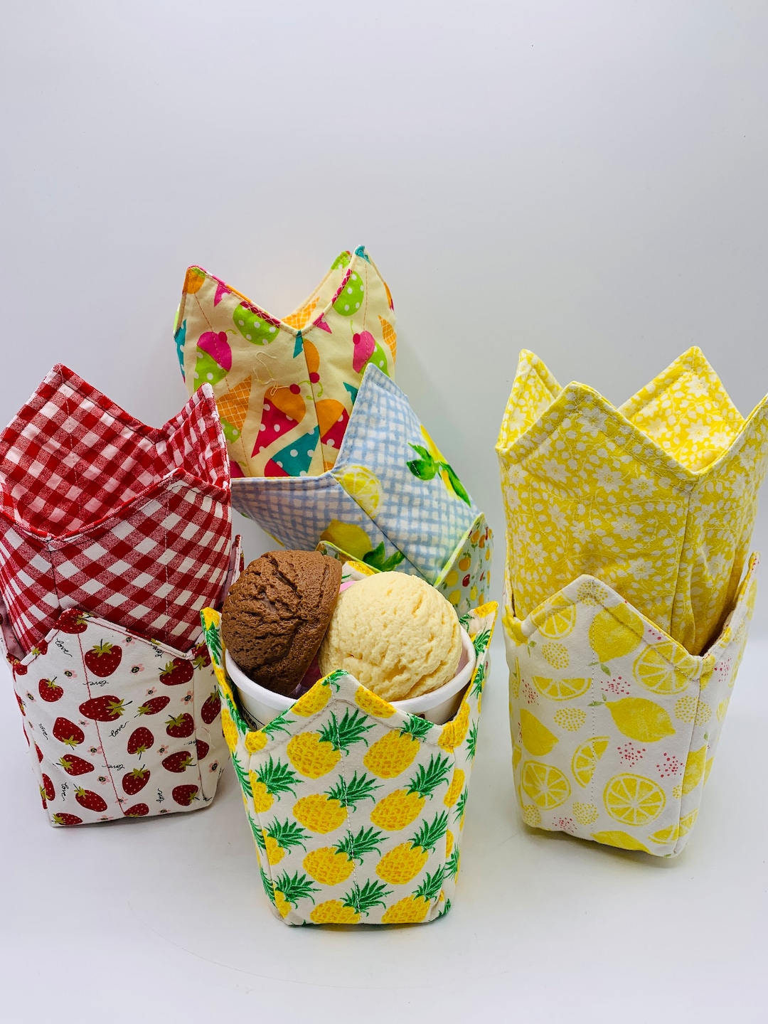 Pint Size Ice Cream Cozy Holder Pint Size, Microwave Cozy for Oatmeal ...