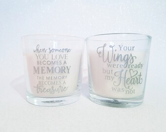 Memory candle quotes | Etsy
