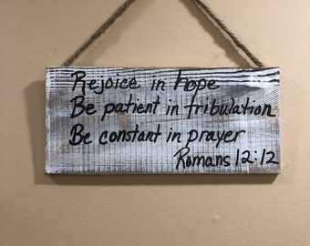 Scripture plaque | Etsy