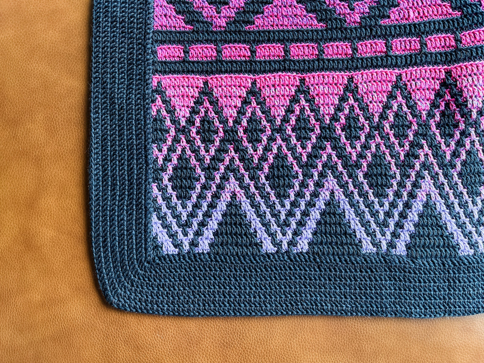 Firesky Mosaic Afghan Crochet Pattern Only Crochet Blanket - Etsy