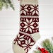 Nordic Star Mosaic Stocking Crochet Pattern Only! Crochet Christmas ...