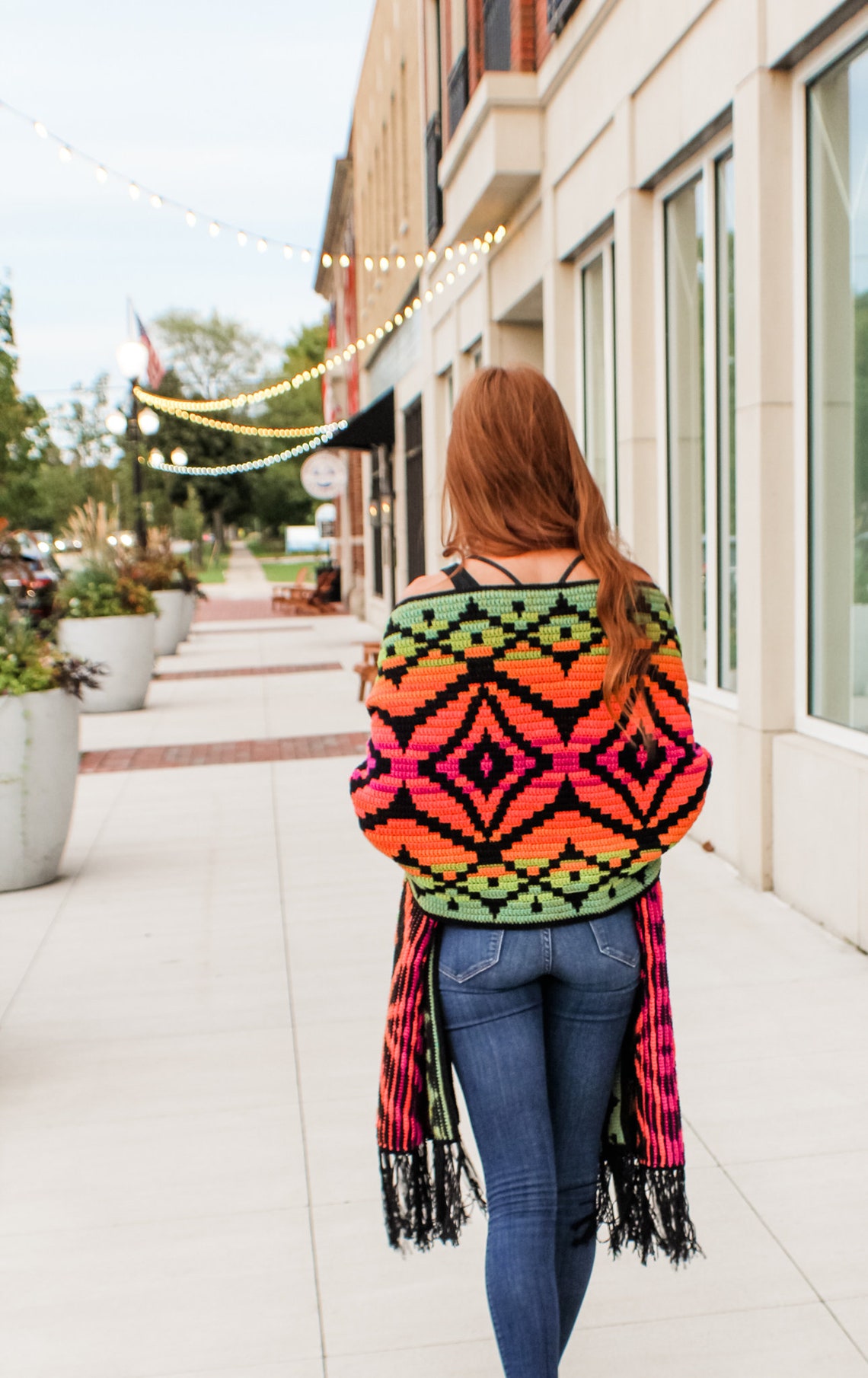 Moroccan Mosaic Wrap Crochet Pattern - Etsy