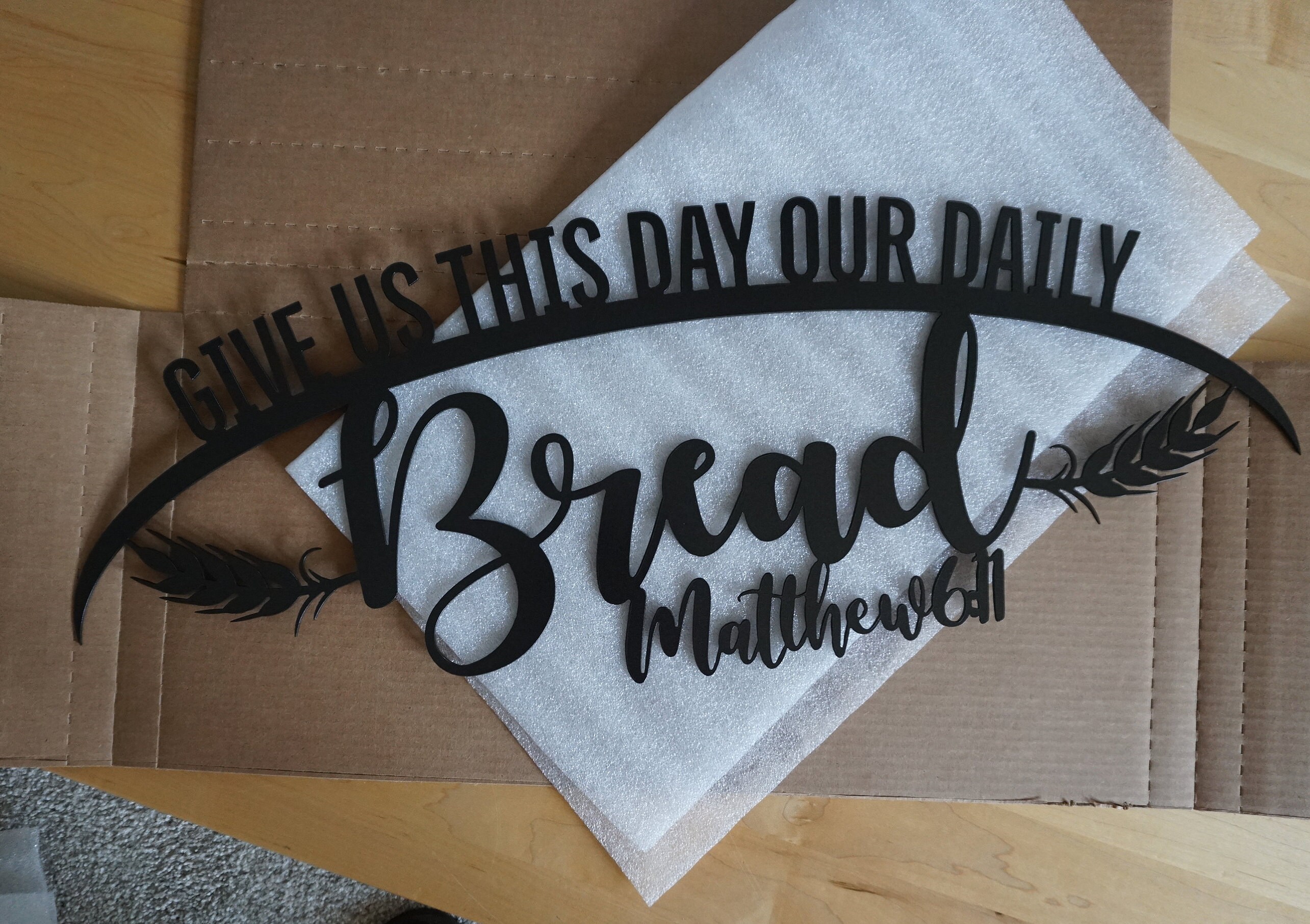 Give Us This Day Our Daily Bread Sign Give Us This Day | Etsy