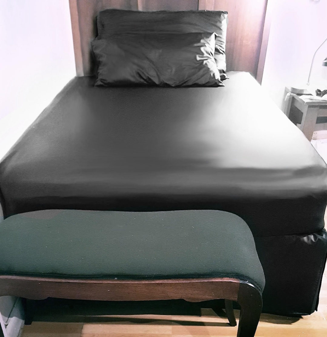Vinyl Fitted Mattress Protector-fitted, Waterproof. - Etsy