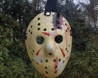 White Jason Voorhees Mask - Etsy
