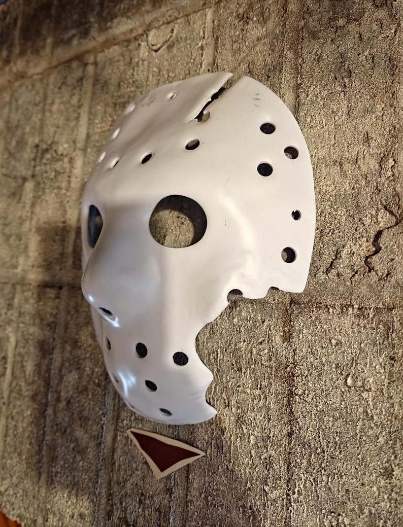 Jason Voorhees DIY Blank Mask & Chevron Replica Friday the 13th Part 7 ...