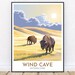 Wind Cave National Park Poster | Bison Flats | Wind Cave Print | South ...