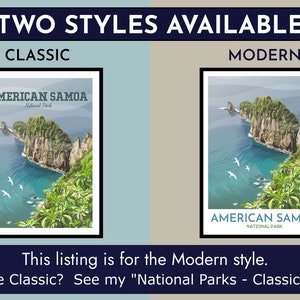 American Samoa National Park Poster | American Samoa Aerial View With ...