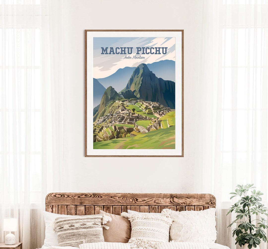 Machu Picchu Print | Inca Trail Peru | Machu Picchu View From Sun Gate ...