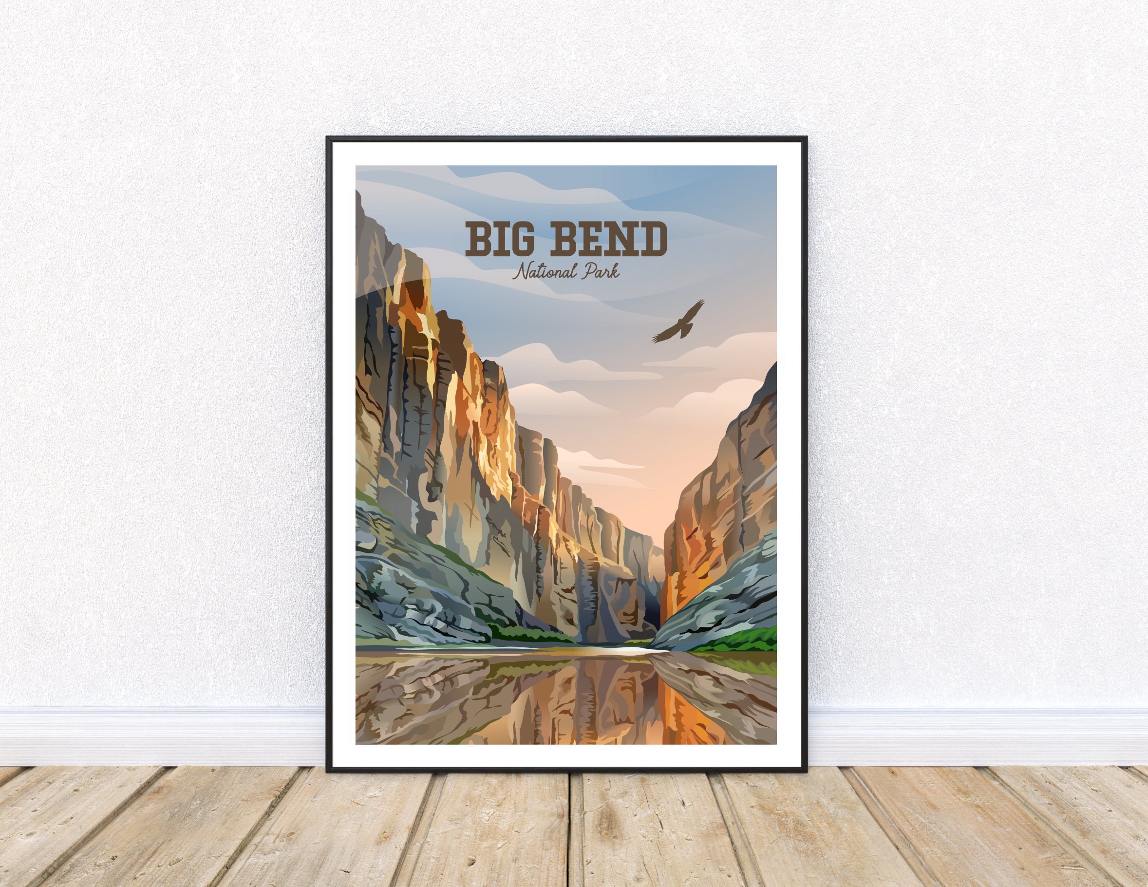 Big Bend National Park Poster Rio Grande River Print - Etsy